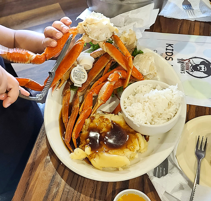 Snow crab legs so sweet and succulent, they're worth every bit of the delightful struggle to extract.