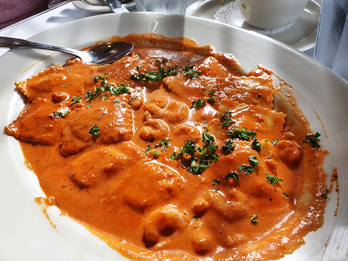 Not all heroes wear capes&mdash;some wear a creamy tomato sauce and come disguised as ravioli that could make an Italian grandmother weep with joy.