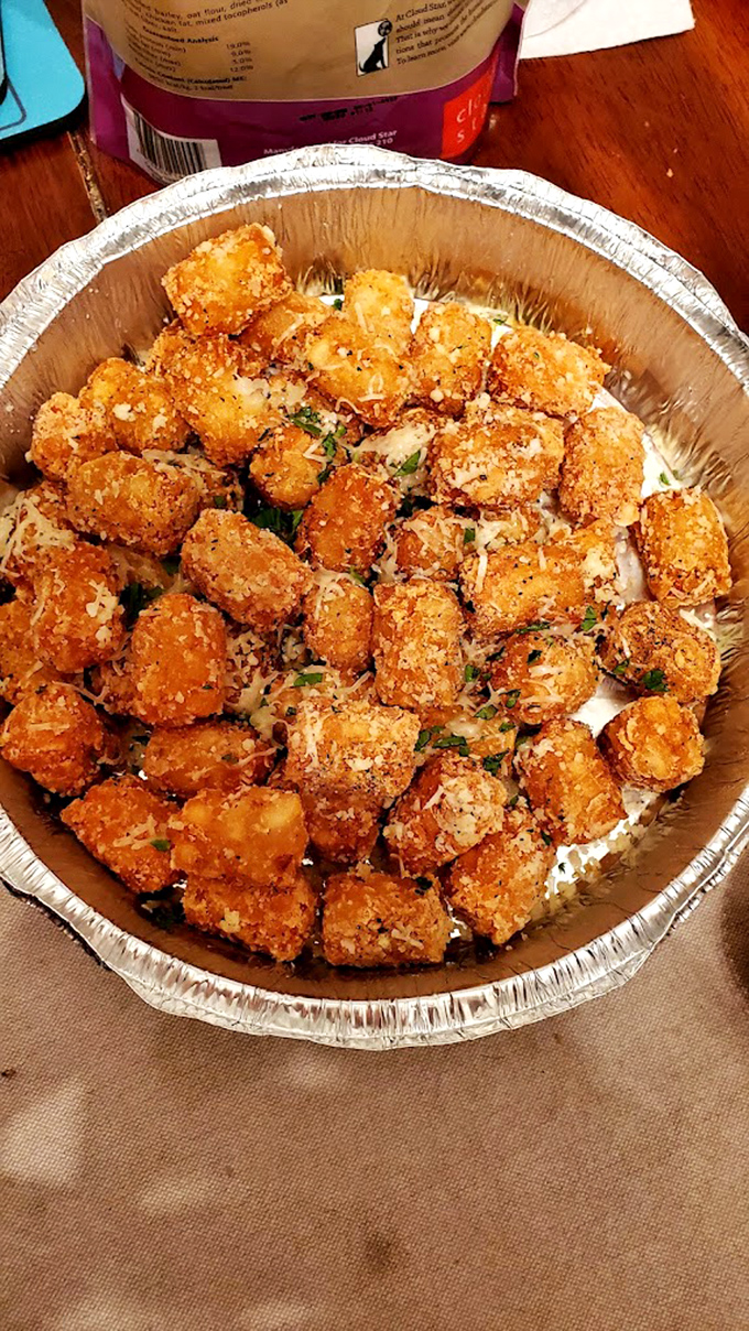 These aren't your cafeteria tater tots. They're what tots dream of becoming when they grow up&mdash;golden, crispy, and showered with parmesan.