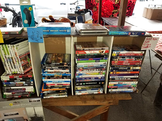 The DVD collection that time forgot. Before streaming, we actually left our houses to acquire entertainment&mdash;imagine that!