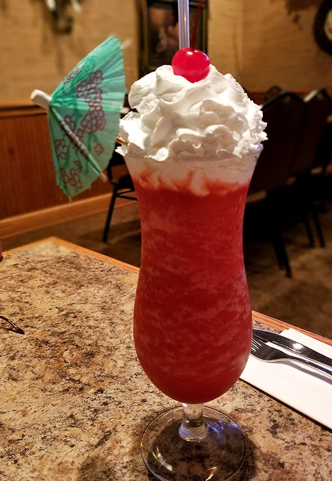 That frozen daiquiri isn't just a drink&mdash;it's dessert with attitude. The tiny umbrella isn't ironic; it's a promise of mini-vacation with every sip.