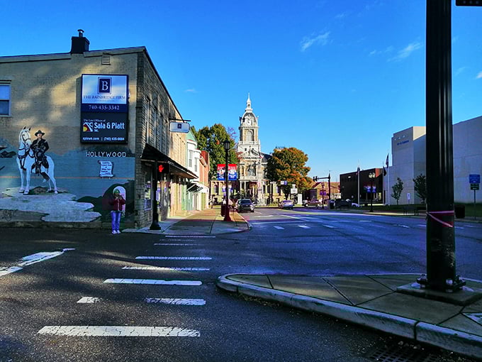 Downtown Cambridge's streetscape offers postcard-perfect views with the courthouse as its crown jewel. Main Street America at its most photogenic.