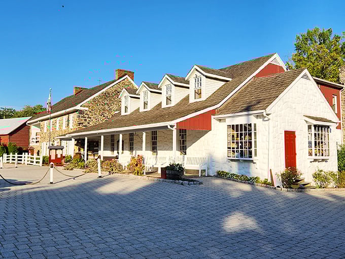 The Dobbin House Tavern blends colonial charm with modern comfort&mdash;like if your history-buff grandpa designed a restaurant with surprisingly good food.