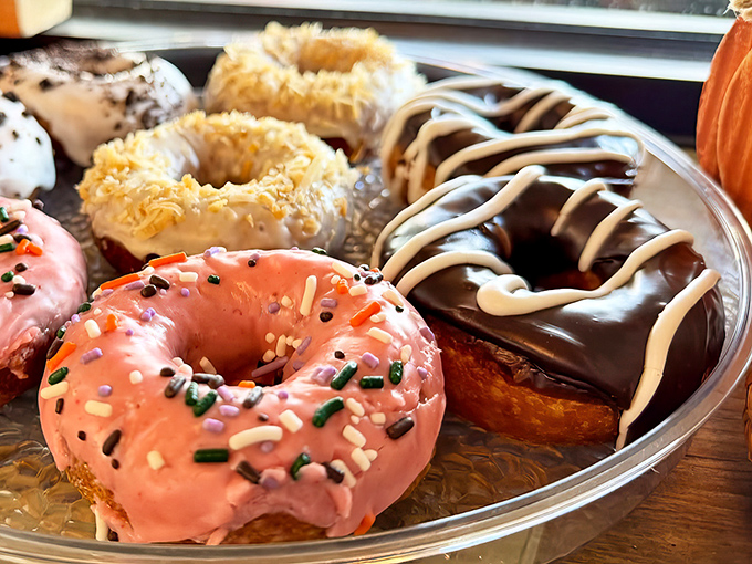 Homer Simpson would weep tears of joy. These aren't just donuts; they're edible art that makes your morning coffee feel like it just got promoted.