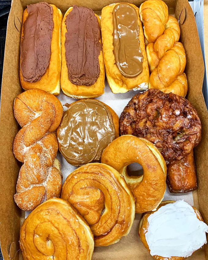 This box of donuts isn't just dessert&mdash;it's edible artwork. Each pastry represents years of tradition and approximately 30 minutes on the treadmill.