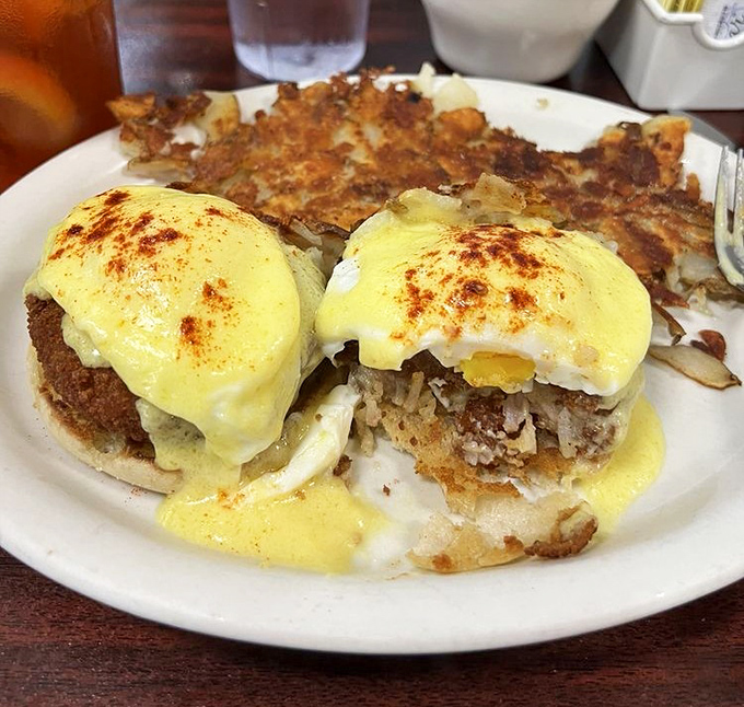 The eggs Benedict here doesn't just break your fast&mdash;it shatters any notion that hollandaise sauce can't be transcendent.