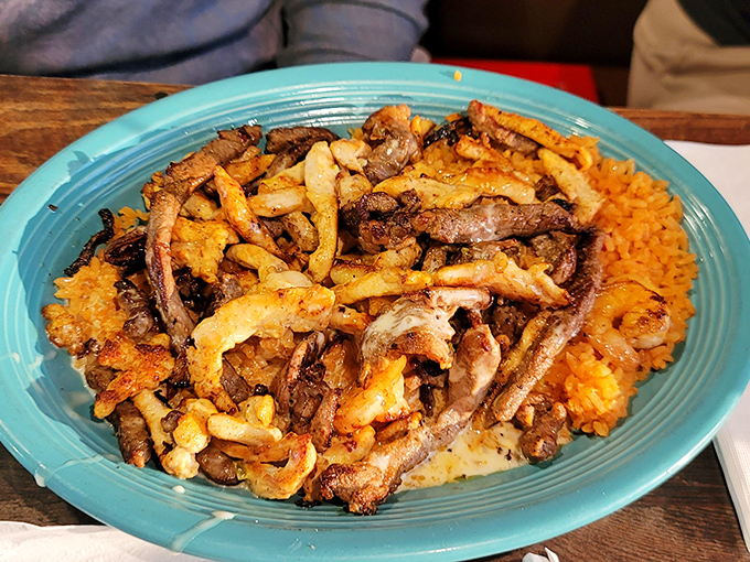This sizzling fajita platter doesn't just arrive at your table&mdash;it makes an entrance. The aroma alone is worth the drive to Gallipolis.