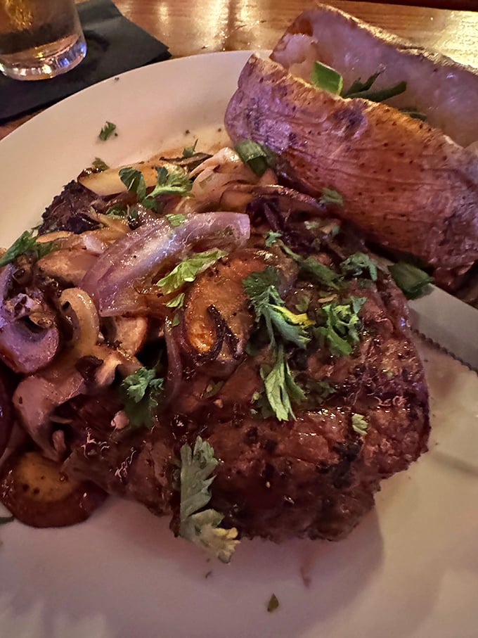 This filet mignon isn't just cooked&mdash;it's been transformed into a masterpiece of mushrooms and herbs that would make even vegetarians reconsider their life choices. 
