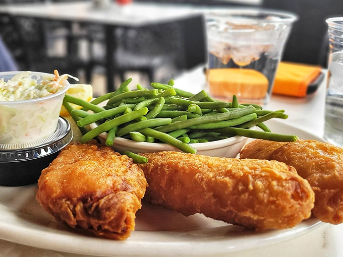 These golden fish morsels with their crispy green bean sidekicks aren't trying to reinvent the wheel&mdash;they're just making it deliciously round and perfect.