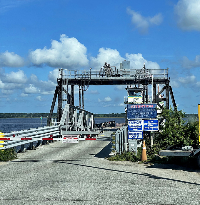 All aboard! The Fort Fisher Ferry isn't just transportation&mdash;it's a floating front-row seat to coastal Carolina's most spectacular water views. Dolphins included at no extra charge.