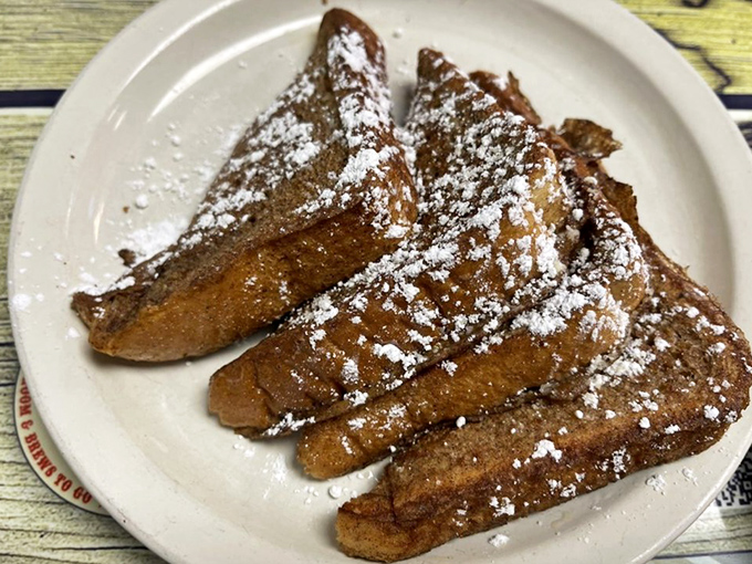 French toast that doesn't need a passport to impress&mdash;dusted with powdered sugar like Nashville after a gentle snow.