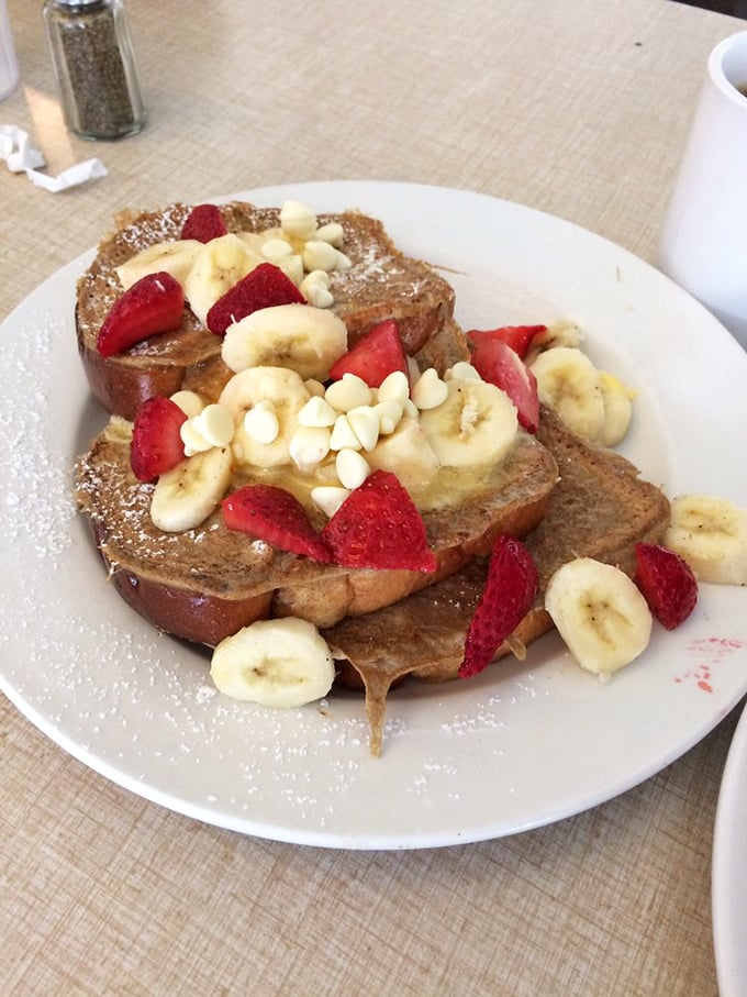 French toast that could make a Parisian jealous, topped with nature's candy. The perfect excuse to call dessert "breakfast."