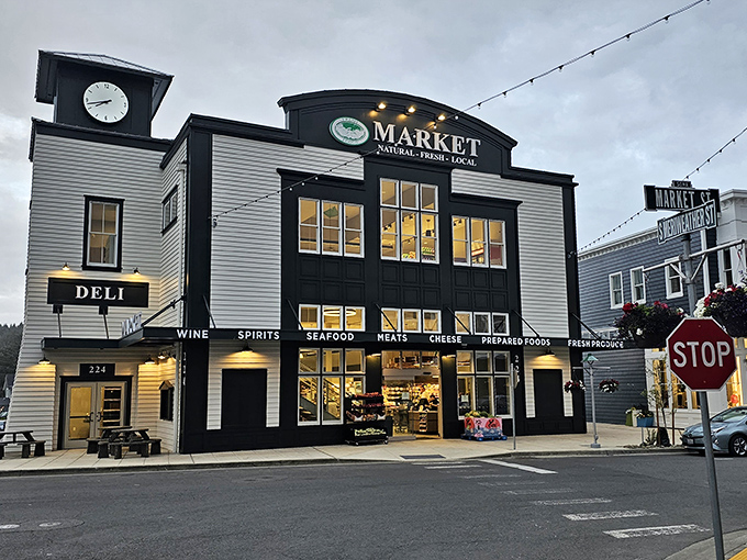 The Market stands as a temple to local bounty, where Washington's finest produce and seafood gather under one roof like a delicious family reunion.
