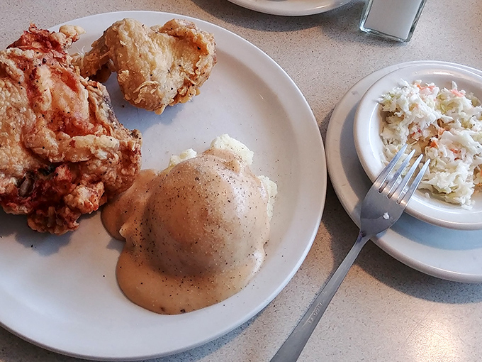 Fried chicken that would make Colonel Sanders himself stand up and salute with respect.