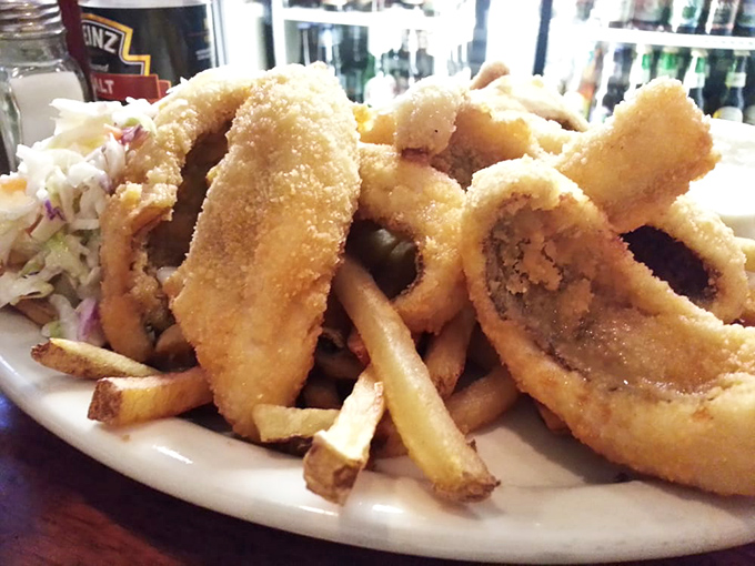 Golden-fried Lake Erie perch that's worth the drive&mdash;crispy outside, flaky inside, and served with a side of Cleveland nostalgia.