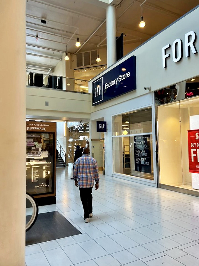 The GAP Factory Store offers classic American style at prices that won't make your credit card weep. Shopping victory awaits!