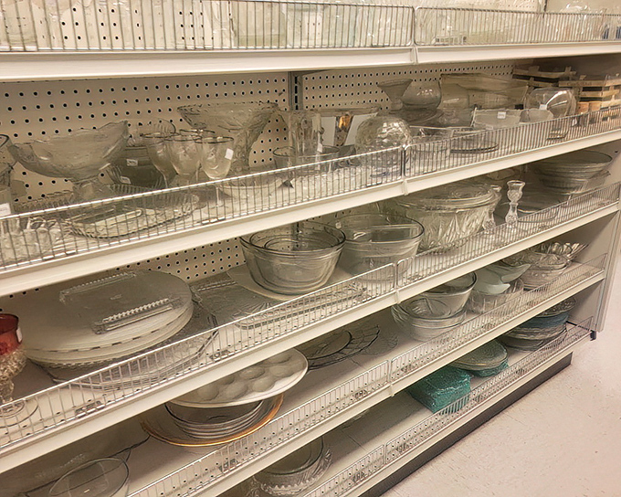 Crystal and glassware that would make your grandmother proud. These serving bowls have hosted decades of potluck dinners and holiday gatherings.