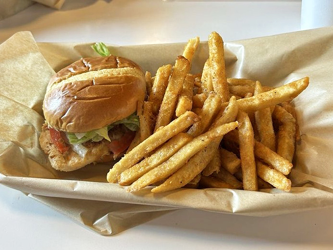 The chicken sandwich that makes you question your lifelong loyalty to beef. Those golden fries aren't just a side&mdash;they're co-stars.