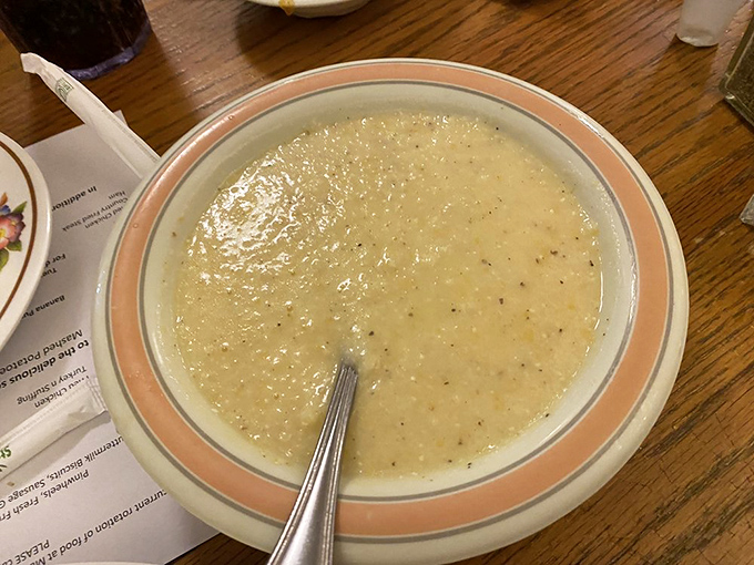 Creamy, buttery grits that flow like Southern poetry. Comfort in a bowl that makes you understand why people write songs about coming home.