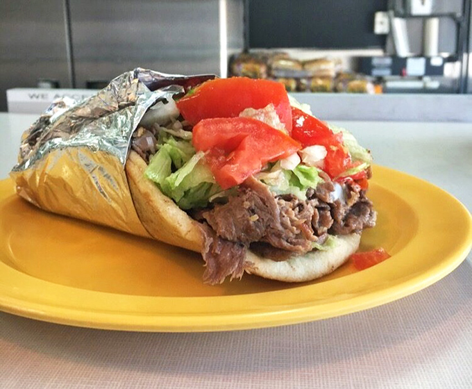 The gyro – where Erie meets Athens in a perfect handheld package. Fresh veggies and seasoned meat wrapped in warm pita create the ultimate lunch escape.