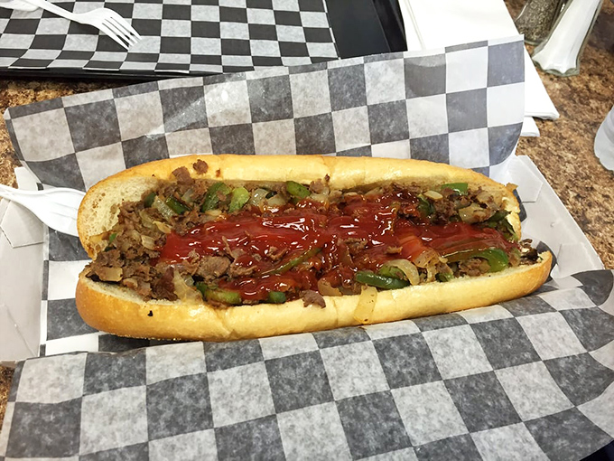 Their halal Philly cheesesteak proves that cultural fusion can be absolutely delicious when done with respect and skill.