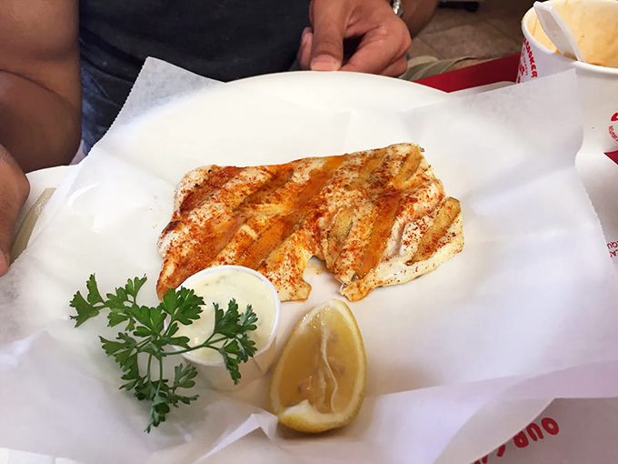 Fresh halibut that makes you wonder why anyone bothers with complicated sauces.