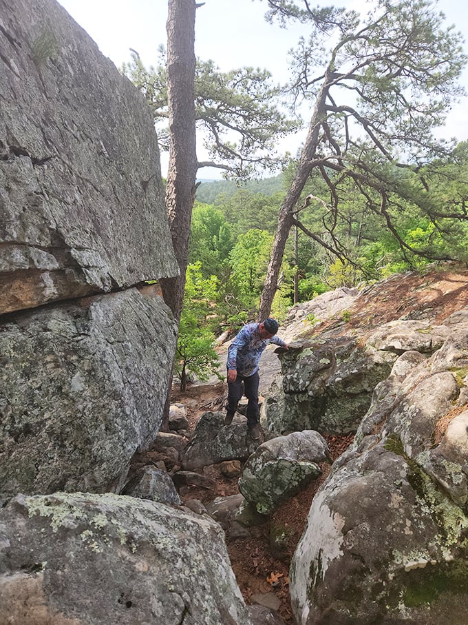 Rock scrambling that makes you feel like a kid again, even if your knees are sending strongly worded complaints to your brain.