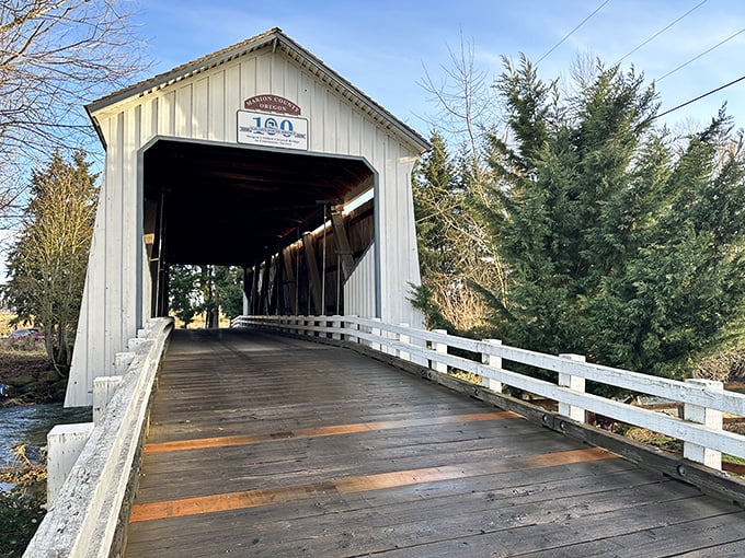 The historic Gallon House Covered Bridge has stories to tell&mdash;if these wooden beams could talk, they'd share tales spanning generations of Silverton life.