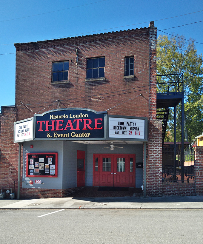 The Historic Loudon Theatre isn't just showing movies&mdash;it's preserving memories. Those red doors have welcomed generations of moviegoers.