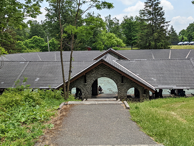 This rustic stone structure at Thompson Park could be a hobbit's vacation home, but it's actually part of Watertown's historic recreational legacy.