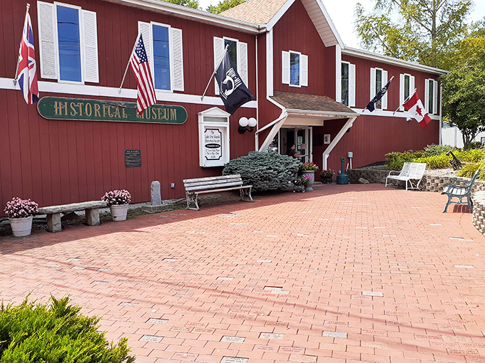 History painted red. The island's Historical Museum flies flags that tell tales of naval battles, island settlers, and Lake Erie's storied maritime past.