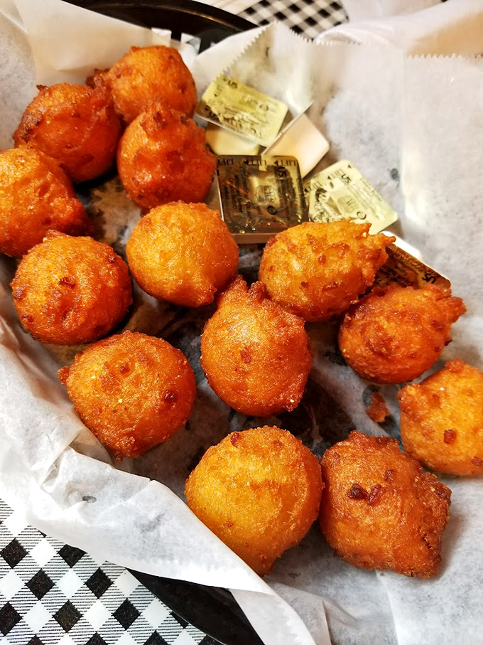 These aren't just hush puppies&mdash;they're little orbs of cornmeal joy that could make a vegetarian question their life choices.