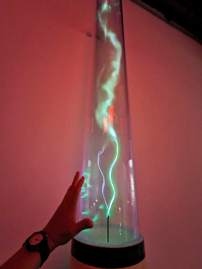 This interactive aurora borealis exhibit lets you reach out and almost touch lightning&mdash;without the whole "becoming a cautionary tale" part.