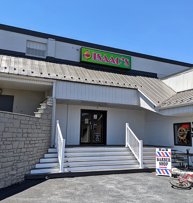 Isaac's colorful storefront promises comfort food with personality—the kind of place where locals debate whether to order "the usual" or live dangerously.