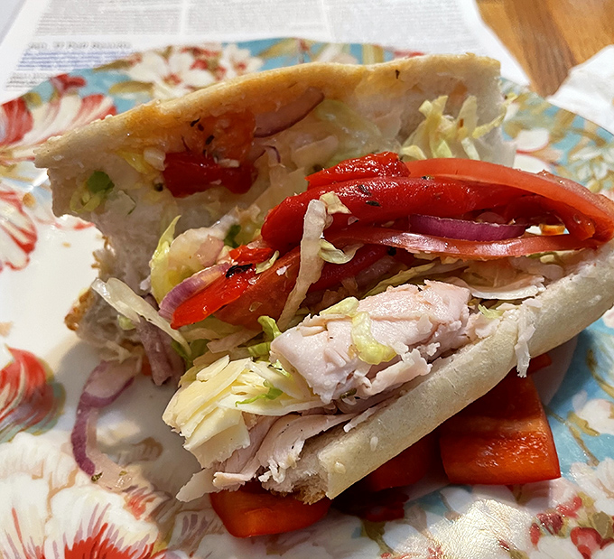 The Italian hoagie in its natural habitat&mdash;wrapped in paper, layered with precision, and ready to make your taste buds dance the tarantella.