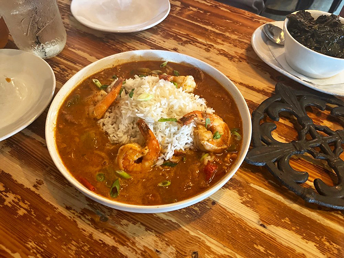 A bowl of jambalaya that transports you straight to New Orleans, with each spoonful telling a different spicy story.