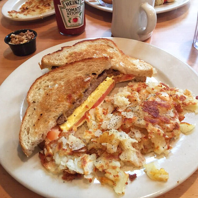 Breakfast sandwiches and home fries that make you question why you'd ever skip the most important meal of the day. 
