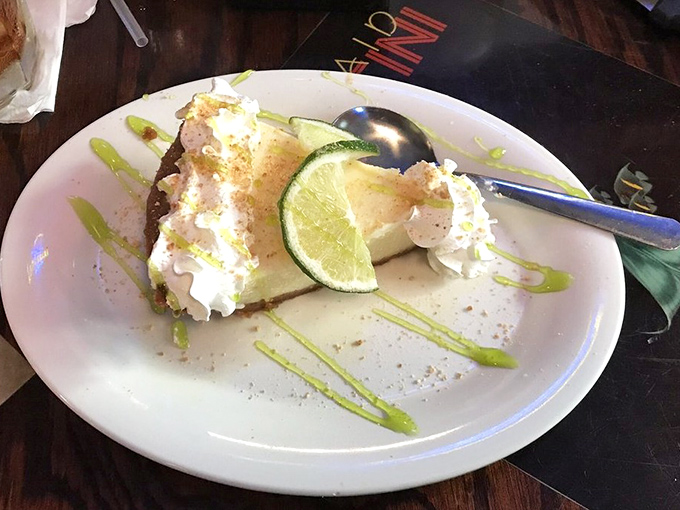 Key lime pie that strikes the perfect balance between sweet and tart. Florida's official dessert gets the respect it deserves here.