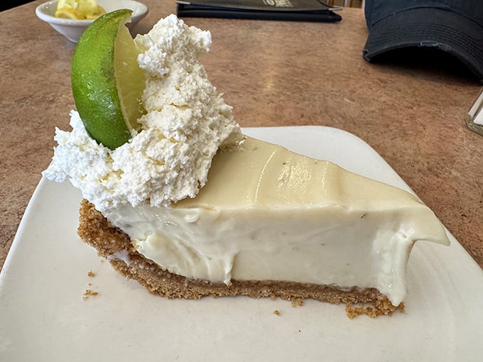Key lime pie that transports you straight to Florida without leaving Wisconsin. That graham cracker crust deserves its own fan club.