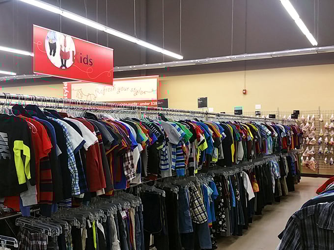 The kids' section offers a rainbow of possibilities for growing bodies and shrinking wallets &ndash; childhood is expensive, but it doesn't have to be.