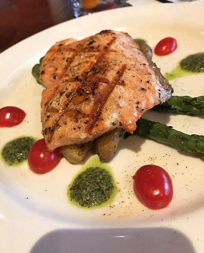 Perfectly grilled salmon that doesn't need to brag&mdash;it just sits there, confident, knowing it's the best thing you'll eat all week.