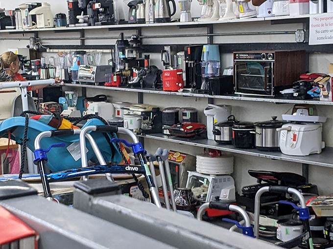 The small appliance section&mdash;where bread makers and rice cookers go for their second act in the great kitchen drama of life.