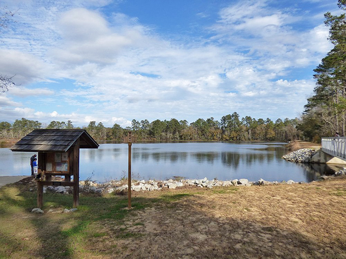 This rustic lakeside shelter has witnessed countless fishing tales&mdash;some of them might even be true!