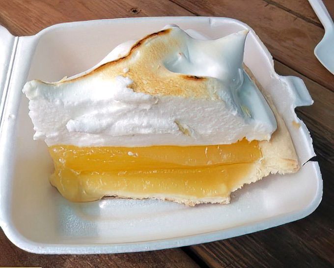 That towering meringue on lemon pie stands taller than most people's ambitions, and tastes infinitely better than achieving them.