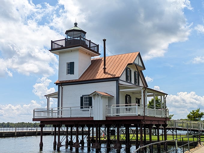 The 1886 Roanoke River Lighthouse&mdash;proof that tiny homes were cool long before HGTV discovered them.