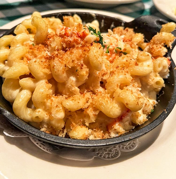 Mac and cheese grew up, went to culinary school, and came back wearing a tuxedo. The breadcrumb topping adds that perfect textural contrast.