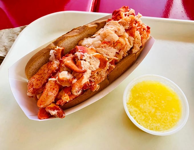 Connecticut's hot lobster roll&mdash;a buttery throne for sweet lobster meat that makes mayonnaise-based versions seem like unnecessary meddling with perfection.