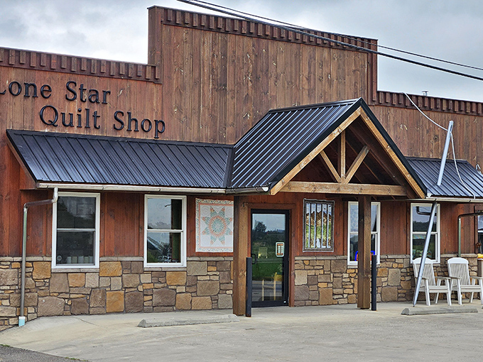 Not your average strip mall boutique. Lone Star Quilt Shop houses handcrafted treasures that took hours, not minutes, to create.