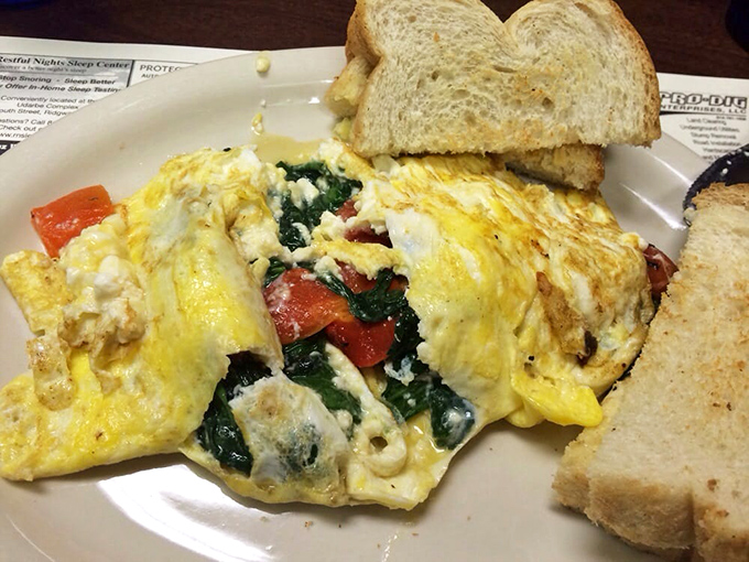 This Mediterranean omelet doesn't just break fast&mdash;it breaks expectations with its perfect balance of fluffy eggs, vibrant veggies, and melty cheese.