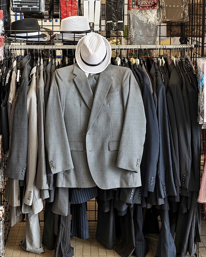 Need to dress for success without the stress on your wallet? These gray pinstripes and fedoras are ready for their second act.